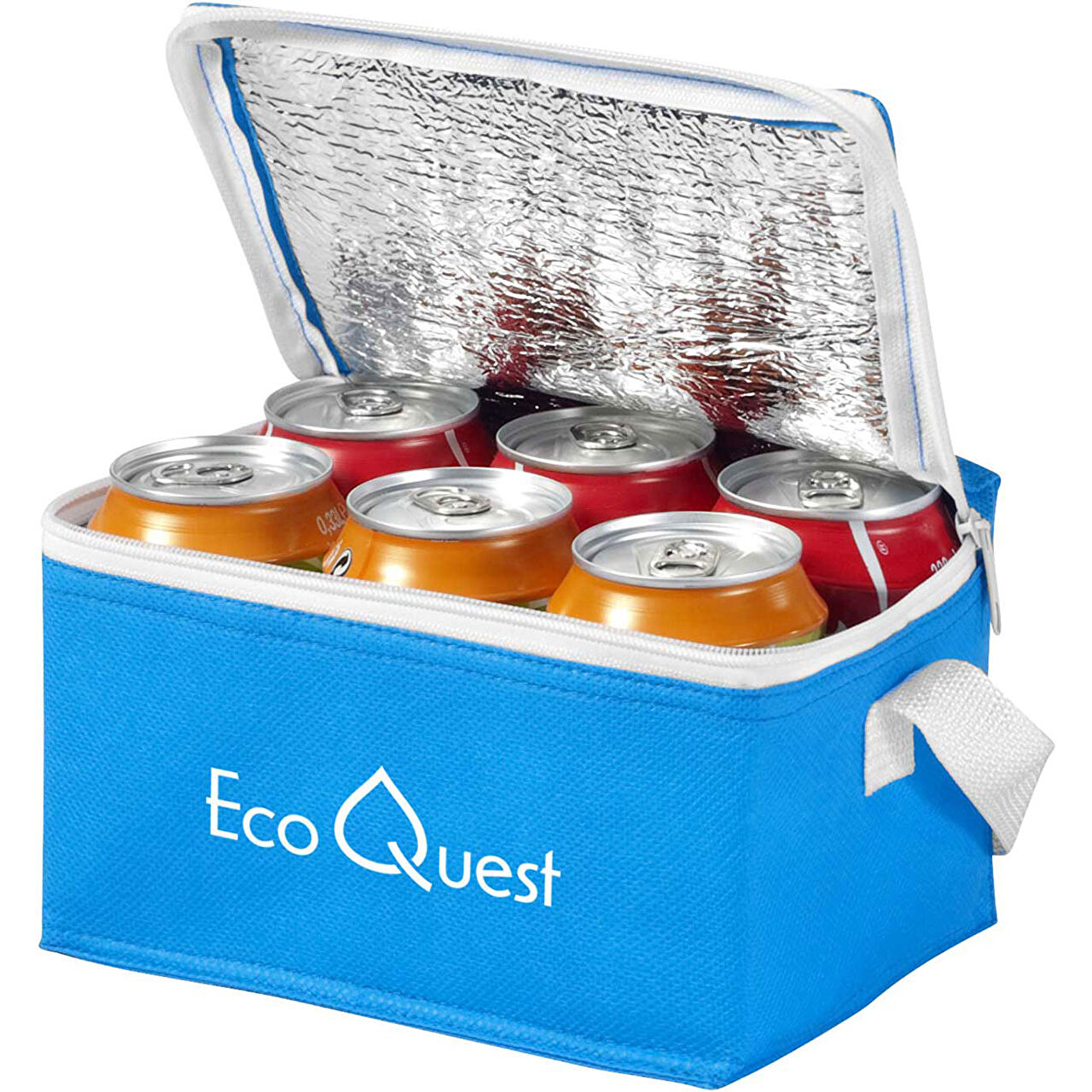 Spectrum Kühltasche für 6 Dosen 4L (processblau, PP Kunststoff Non ...