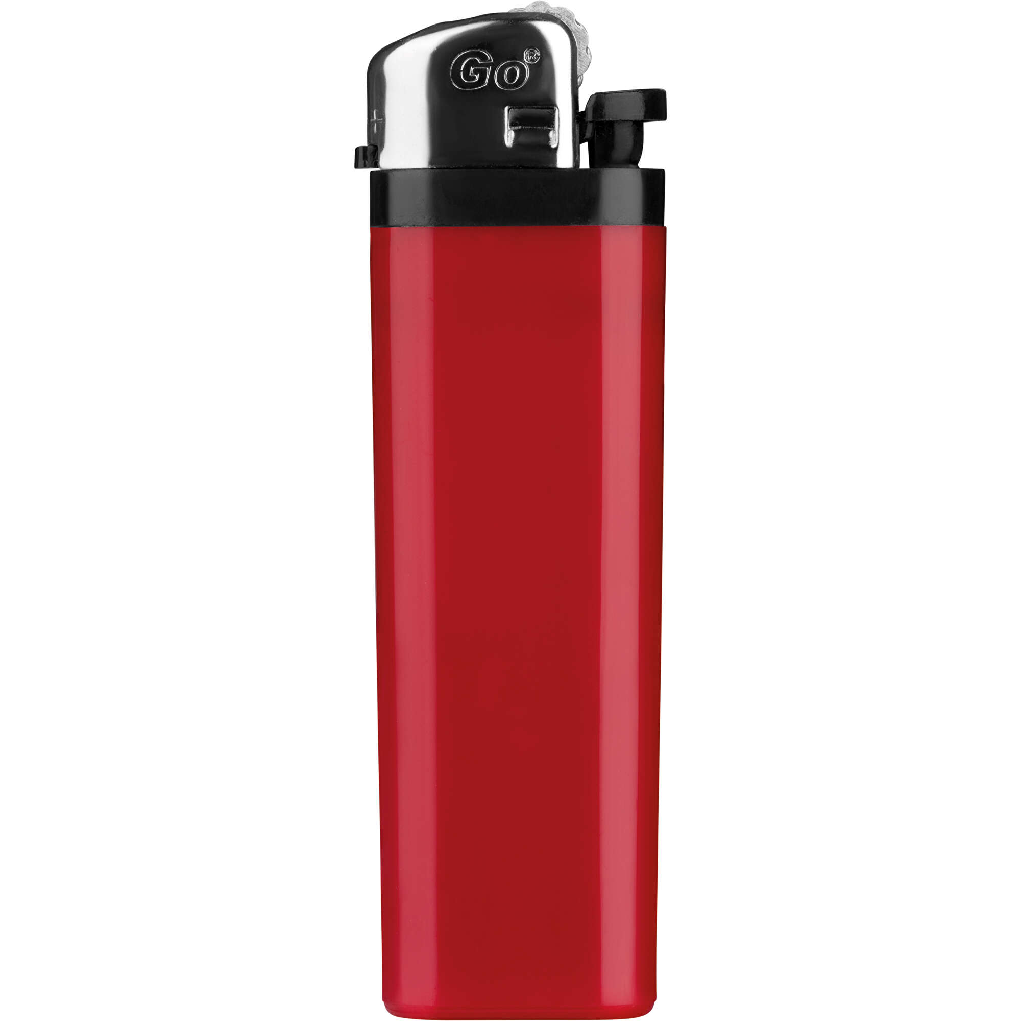 GO Classic Feuerzeug (rot, Kunststoff, 20g) als Werbemittel Auf GIFFITS ...